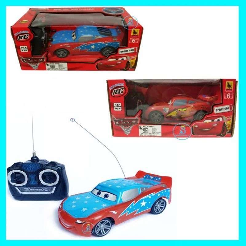 Promo Mainan Mobil Rc Racing Cars Lighting Mcqueen Diskon 25% Di Seller ...