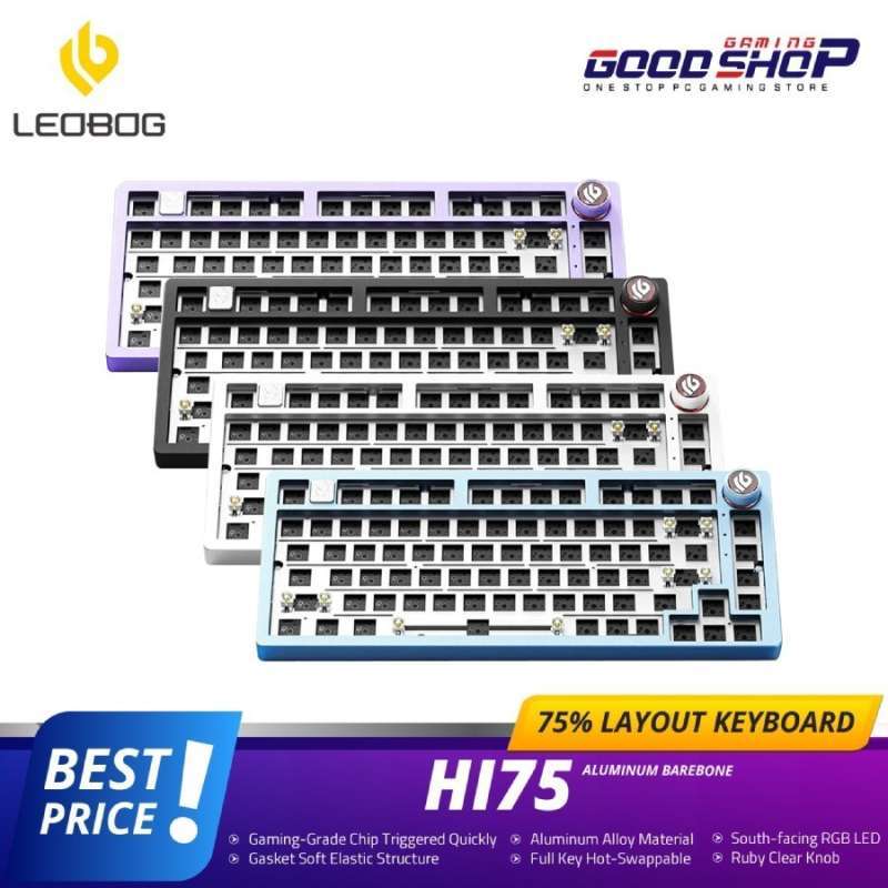 Promo Leobog Hi75 / Hi 75 Aluminium Barebone - Mechanical Keyboard ...