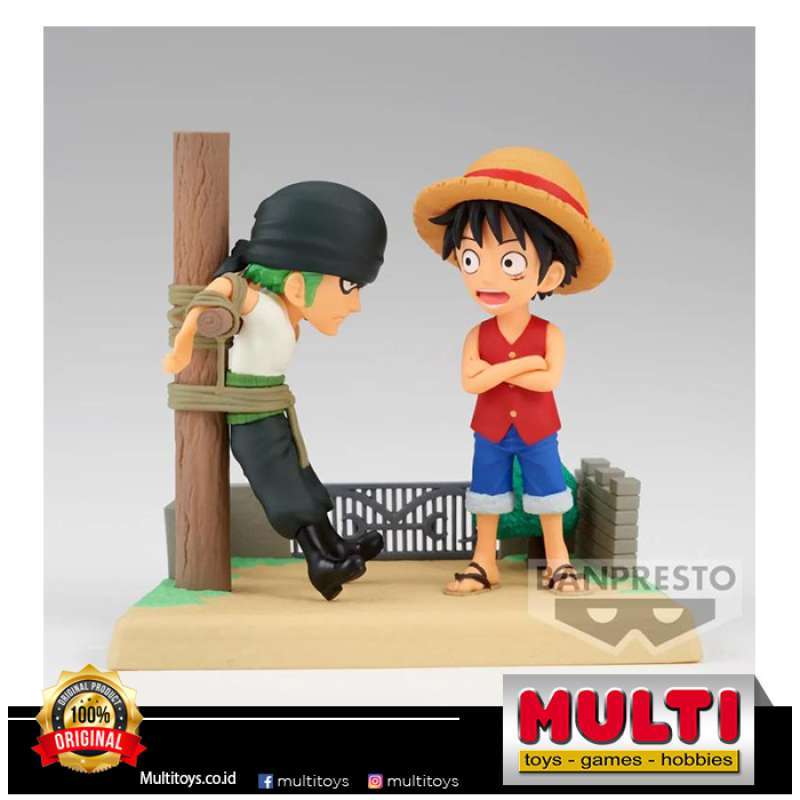 Jual One Piece Wcf Monkey D Luffy & Roronoa Zoro 88504 Di Seller Multi ...
