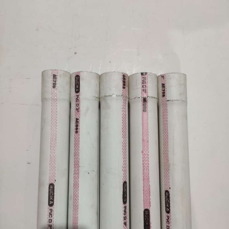 Jual 2 Inch / Rucika Wavin D Lis Merah Pipa Pralon Paralon Pvc Per Batang Di Seller Cobz ...
