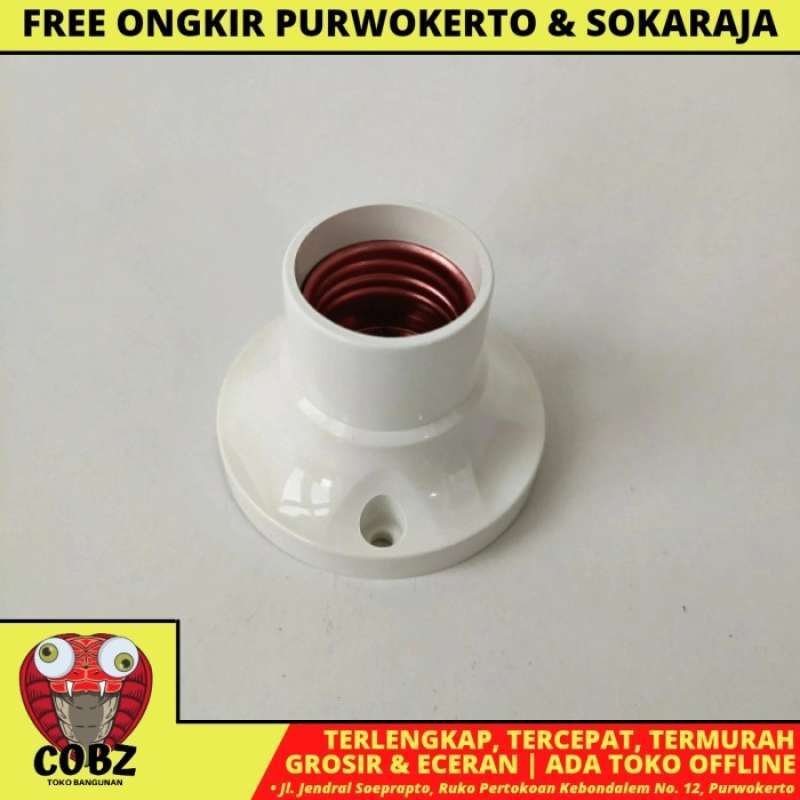 Jual Matsui Fitting Lampu Plafon Atap Tempel Bulat Putih Di Seller Cobz ...