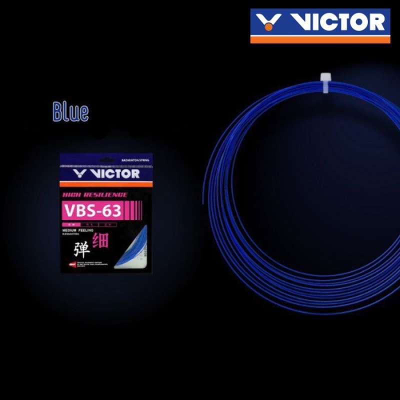 Promo STRING VICTOR VBS-63 ORIGINAL - Biru Diskon 50% di Seller JWshop ...