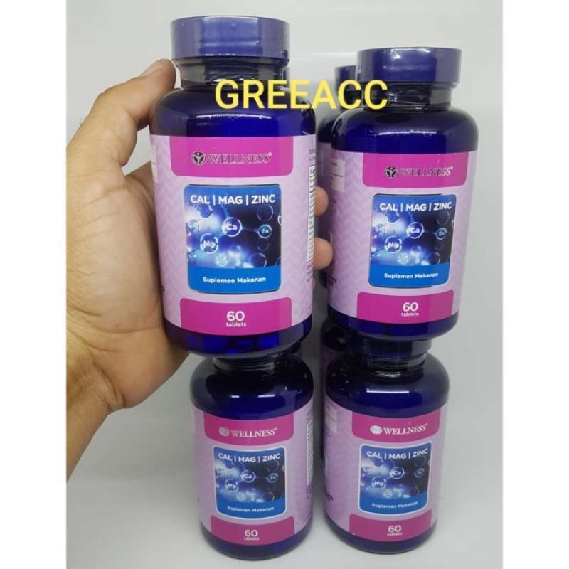 Promo Wellness Calmagzinc Cal/mag/zinc 60 Tablet Vitamin Calcium ...