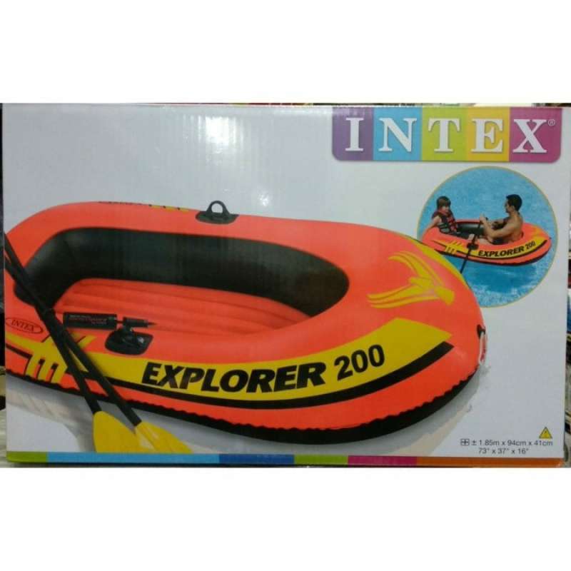 Jual Kapal Karet Intex 58331 Explorer 200 Untuk 1 Dewasa 1 Anak Boat ...