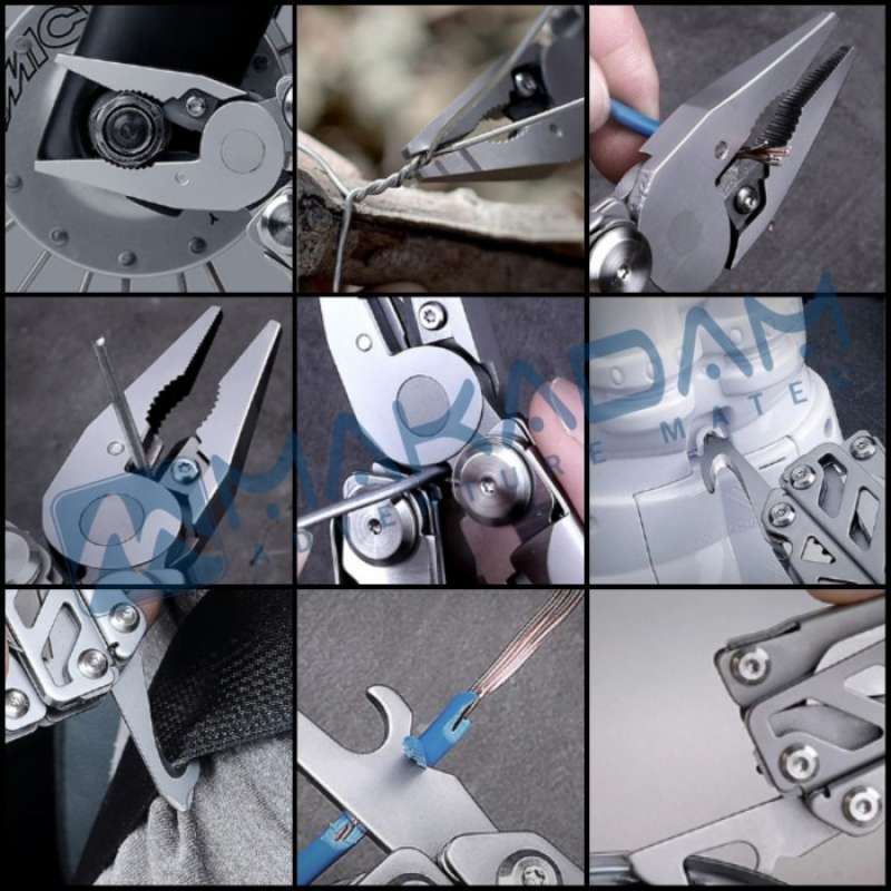 Jual Multi Tool Tang Pisau Gunting Obeng Lipat Nextool Flagship Pro ...