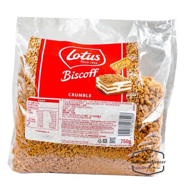 Jual Lotus Biscoff Crumble 750gr Lotus Crumb Remah Biskuit Lotus di ...
