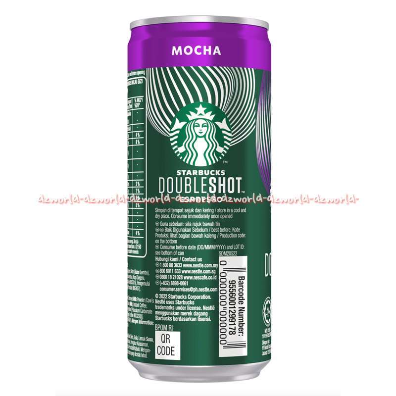 Jual Starbucks Double Shoot Espresso 220ml Espresso Latte Mocha Minuman ...