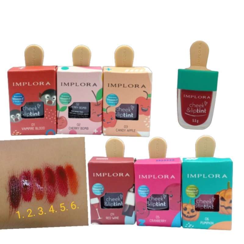 Jual Lip tint Implora cheek Ice Cream // Satuan - 6.pumpkin di Seller ...