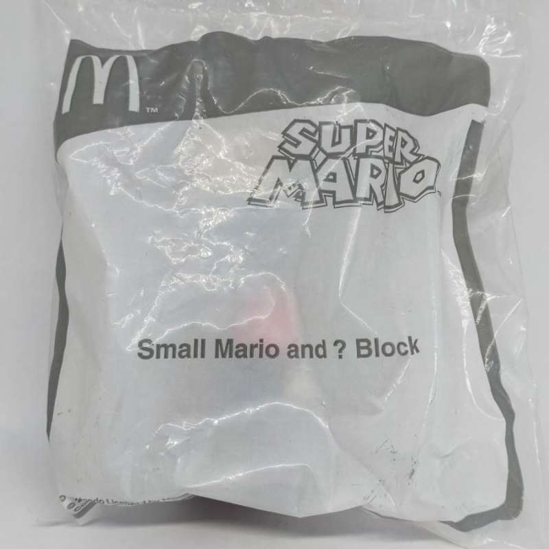Jual Figure Happy Meal Mcdonalds Super Mario Small Mario And ? Block Di ...