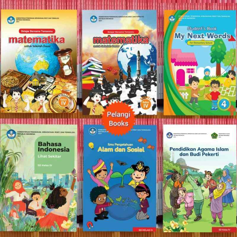 Jual Buku Kurikulum Merdeka Sd/mi Kelas 4 Kemendikbud/kementerian 1 Set ...