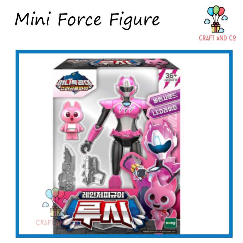 Promo MAINAN ANAK MINIFORCE MINI FORCE FIGURE VOLT SAMMY LUCY MAX LEO ...