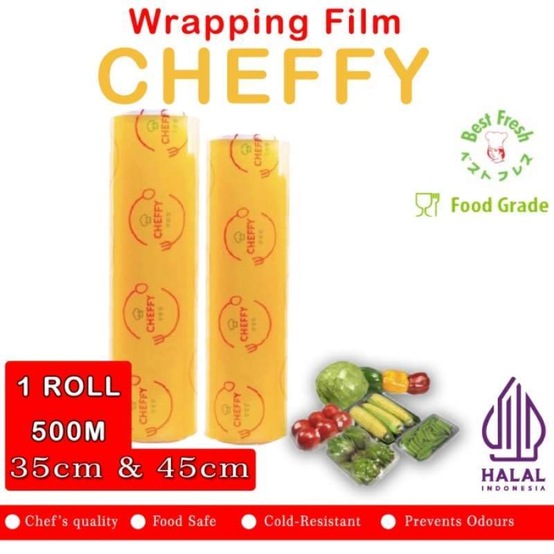 Promo 100% Produk Ori Cheffy Wrapping Roll 35 Cm X 500 M, 45 X 500 ...