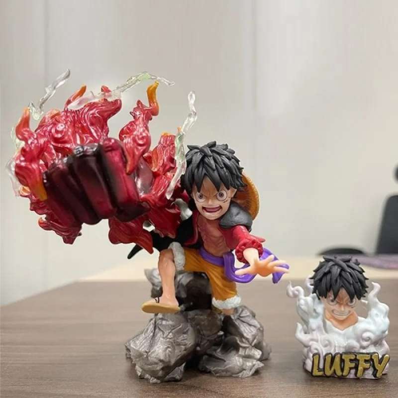 Promo ACTION FIGURE ANIME ONE PIECE LUFFY GEAR 5 JOY BOY SUN GOD NIKA ...