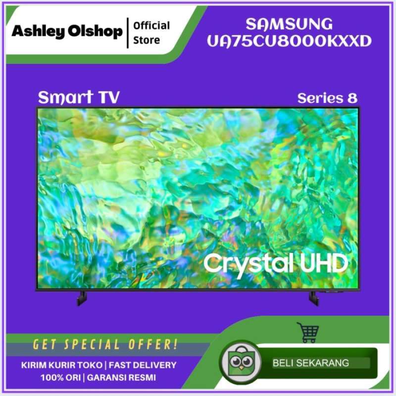 Promo Tv Samsung 75 Inch Uhd 4k Smart Tv Samsung 75cu8000 Pengganti 75bu8000 Diskon 33% Di ...