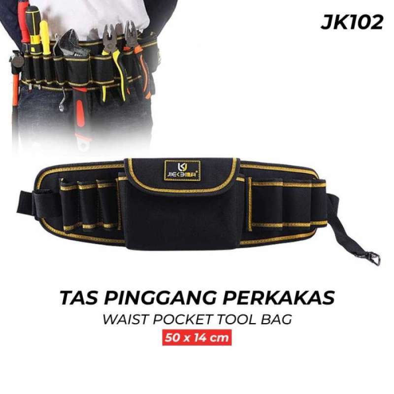 Promo Tas Tukang Perkakas Tool Bag Tas Sabuk Alat Saku Pinggang Serbaguna - Gj0199 - Jk102 ...