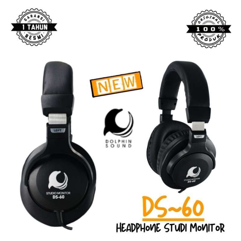Promo Dolphin Sound Ds60 Ds-60 Studio Monitoring Headphone Diskon 31% ...