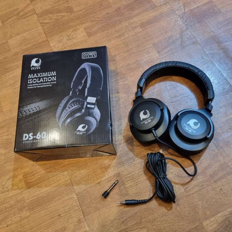 Promo Dolphin Sound Ds60 Ds-60 Studio Monitoring Headphone Diskon 31% ...