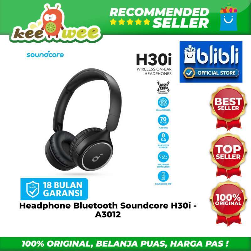 Jual Headphone Bluetooth Soundcore H30i - A3012 Di Seller Keewee Shop ...