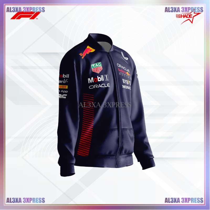 Promo Jaket Bomber F1 Formula One Varian Team Full Printing Customhade ...
