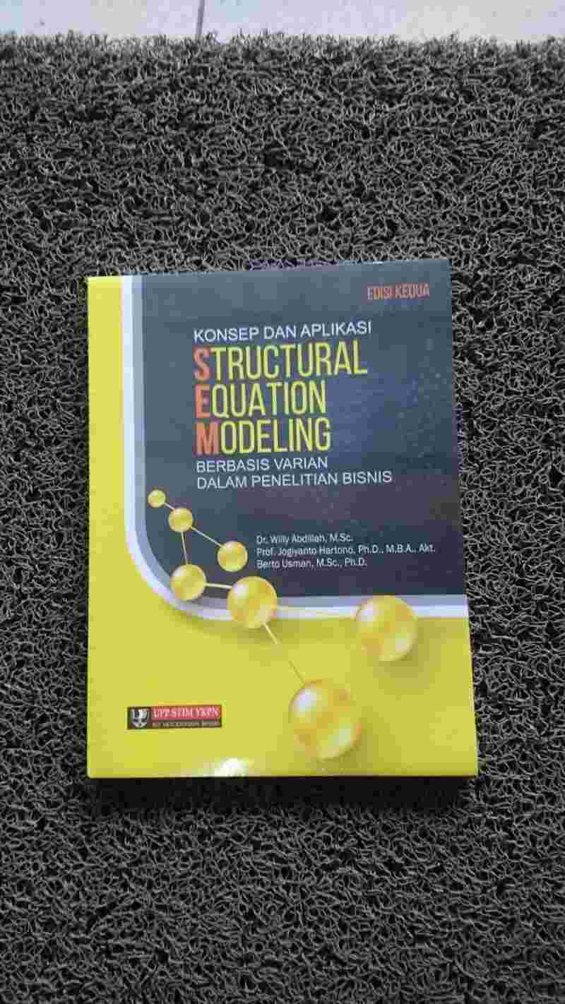 Jual Konsep dan Aplikasi Structural Equation Modeling Berbasis Varian ...