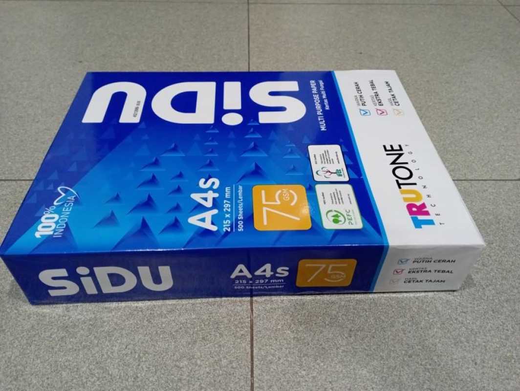 Jual Kertas Hvs Sidu Sinar Dunia A4s 75 Gsm 75gr Di Seller Goshen Shop - Pegambiran, Kota ...