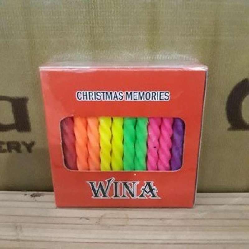 Jual Lilin Ulang Tahun Spiral / Ulir Wina Isi 24 Di Seller Goshen Shop ...
