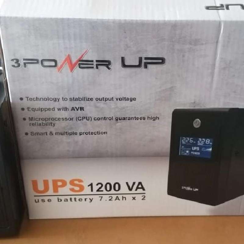 Jual UPS Power Up 1200VA Garansi 1 Tahun di Seller Limitron Unlimited ...