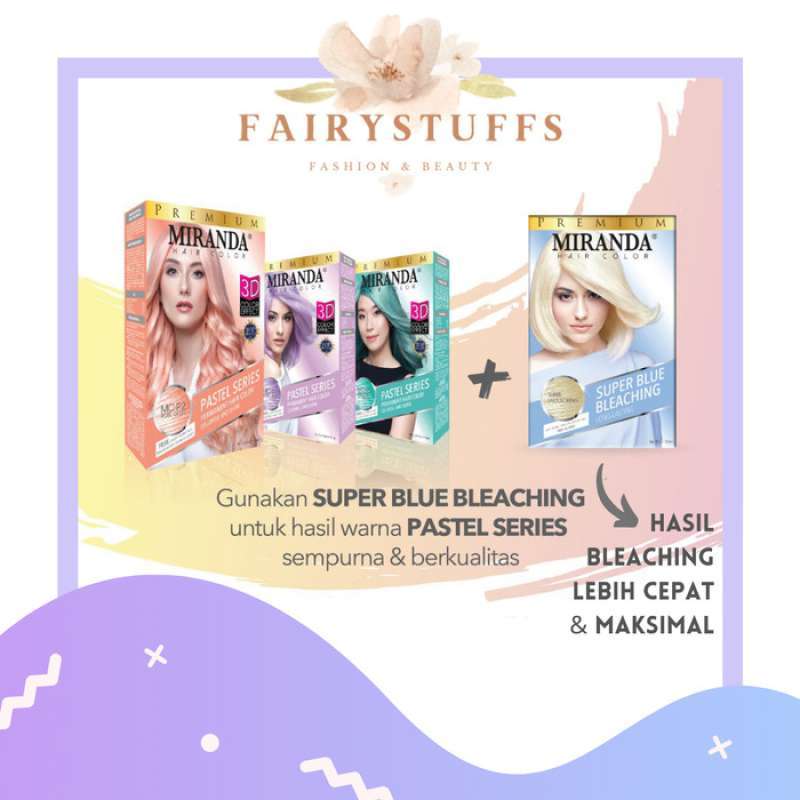 Jual Miranda Hair Color Taro Latte P1 Pastel Series Cat Pewarna Rambut ...