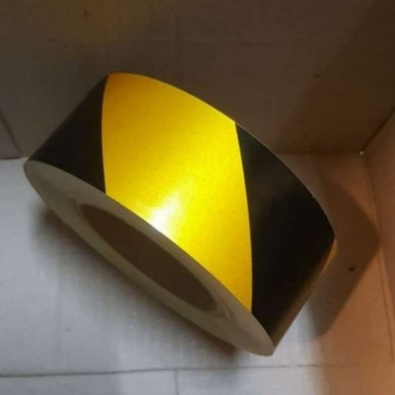 Promo Stiker Police Line Kuning Hitam 5cm X 10m Diskon 23% Di Seller Cv ...