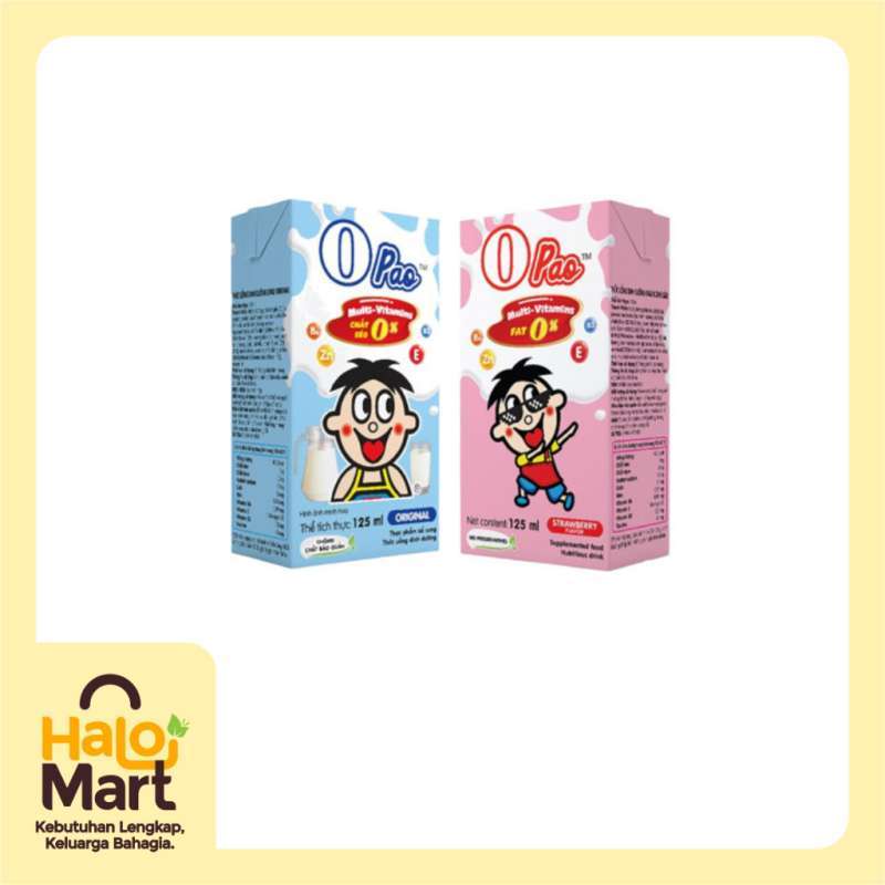 Jual O Pao Milk 125 Ml, Rasa Original Di Seller Halo Mart - Kassi-kassi ...
