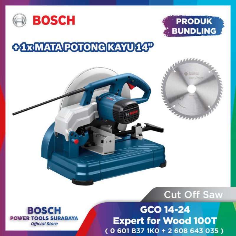 Jual Gerinda Potong Logam Besi GCO 14-24 + Mata Potong Kayu 14 100T di ...