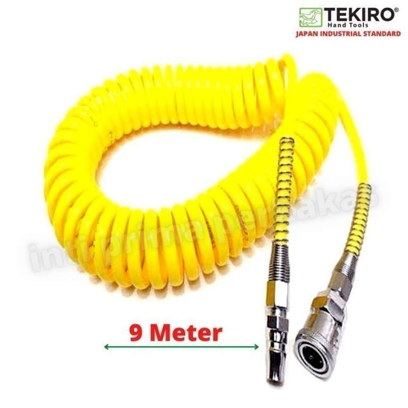 Promo Tekiro Recoil Hose 9 Meter - Selang Angin Kompresor Spiral ...