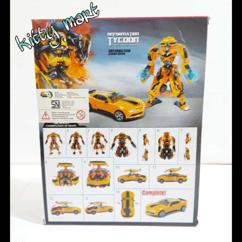 Promo MAINAN ANAK ROBOT TRANSFORMER KUDEA TAIKONGZHANS BUMBLEBEE ...