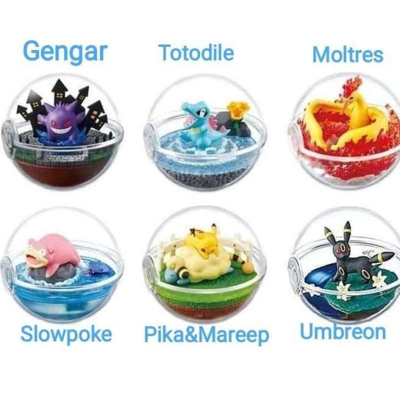 Promo Terjangkau Figure Set Rement Pokemon Terrarium Collection Vol 4
