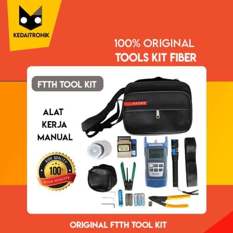 Promo FTTH Tool Set Tools Kit Fiber Optic ftth toolkit cleaver opm fiber op Diskon 23% di Seller ...