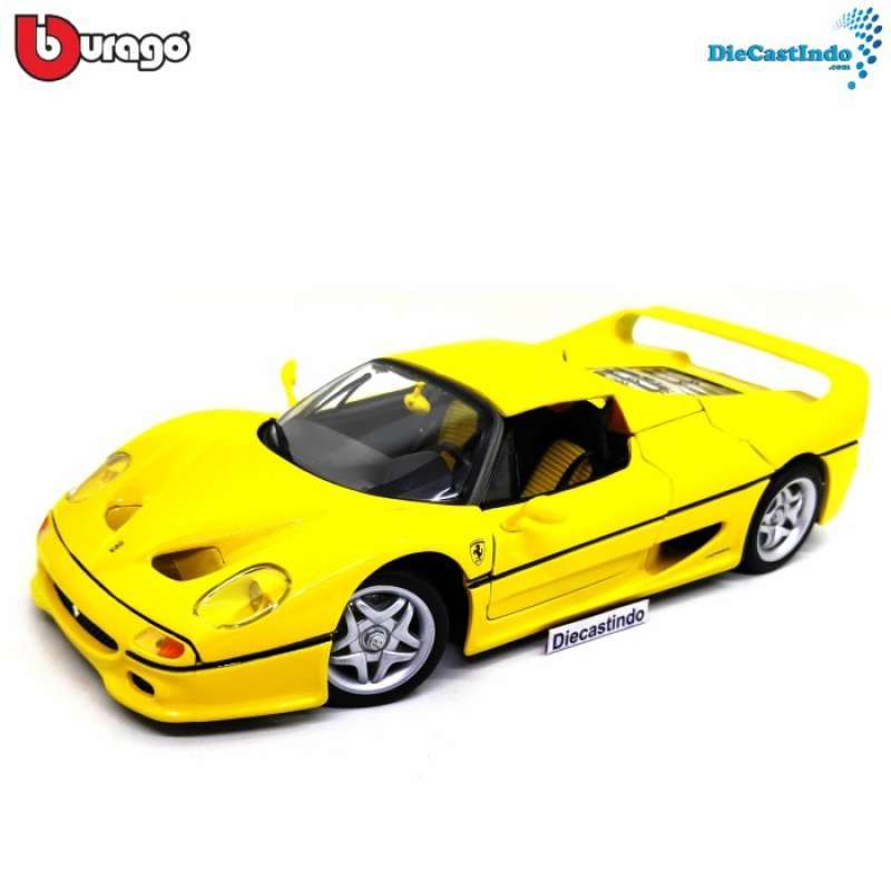 Promo Bburago - Ferrari F50, Kuning - Skala 1:18 Diskon 23% di Seller ...