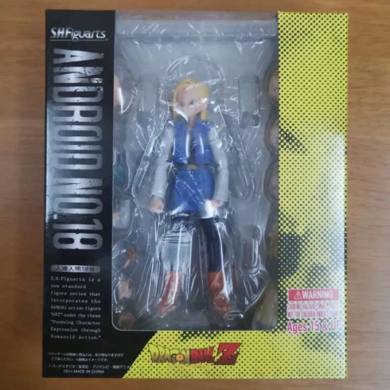 Promo SHF Figuarts Dragon Ball Z Cell Saga Humanoid Android 18 Figure ...