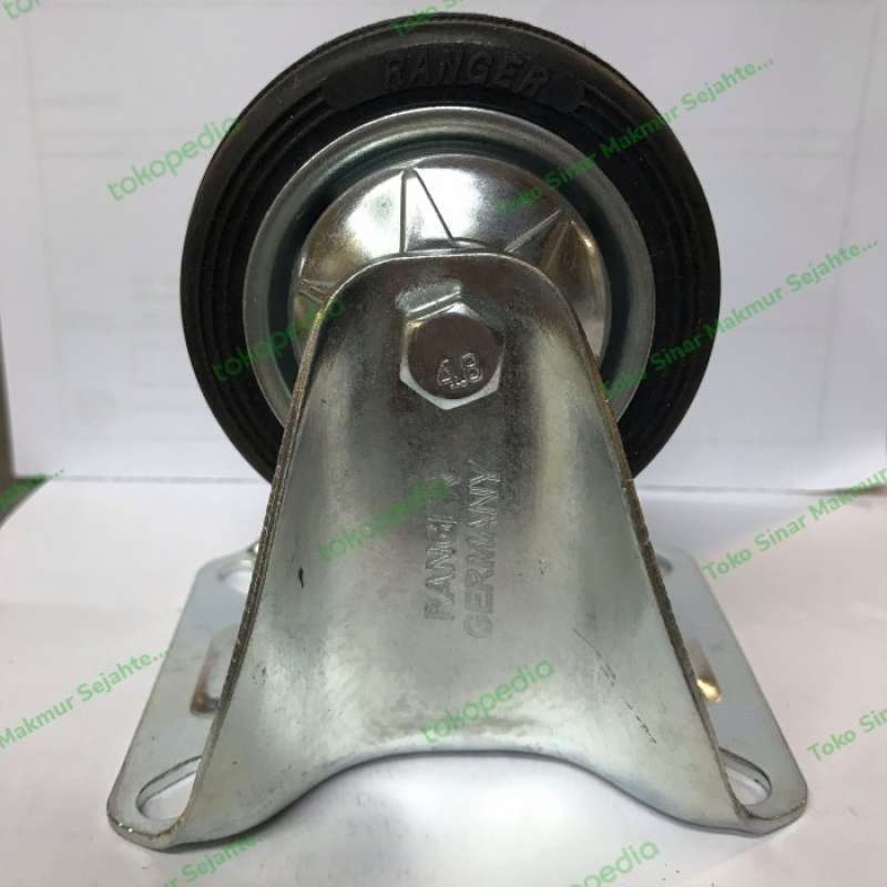 Promo Roda karet ranger german 3 inch lurus harga satuan /roda etalase ...