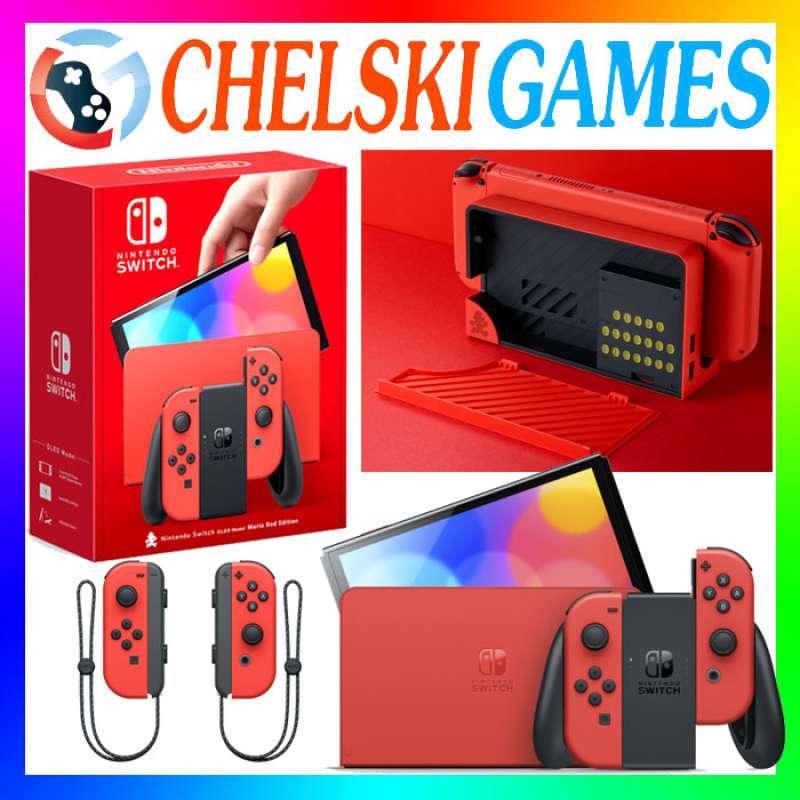Jual Nintendo Switch Oled Console Mario Red Edition di Seller Chelski ...
