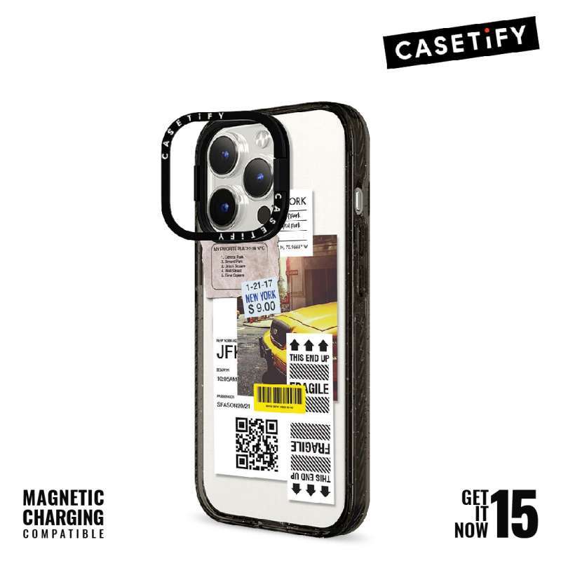 Jual Case iPhone 15 Pro Max Casetify MagSafe Impact Ring Label Note 2 ...
