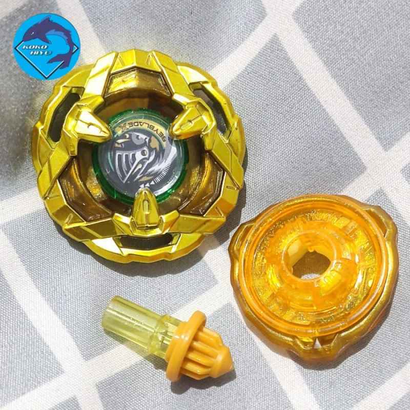 Promo Beyblade X [RARE ITEM] GOLD Knight Shield 3-80 N Diskon 23% di ...