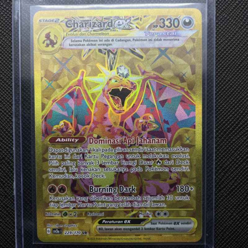 Promo Charizard ex sv3s Gold UR ultra rare kartu pokemon tcg indonesia ...