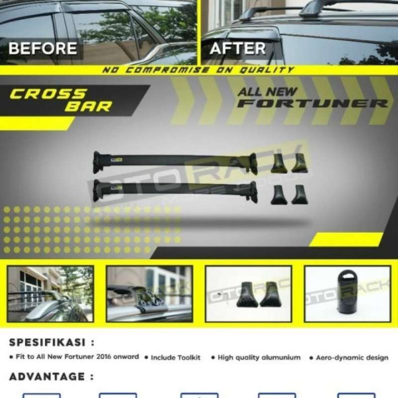 Jual PAKET PASANG SET Roof Rack dan Cross bar untuk semua mobil - CB ...
