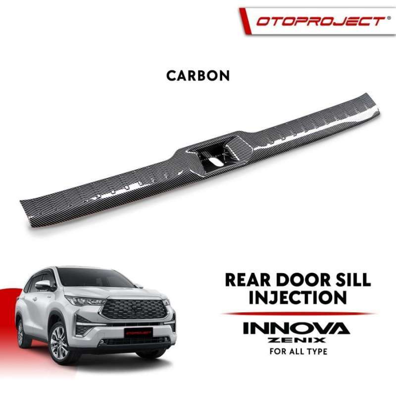 Jual Rear Sill Plate belakang Injection Carbon Innova ZENIX Otoproject ...