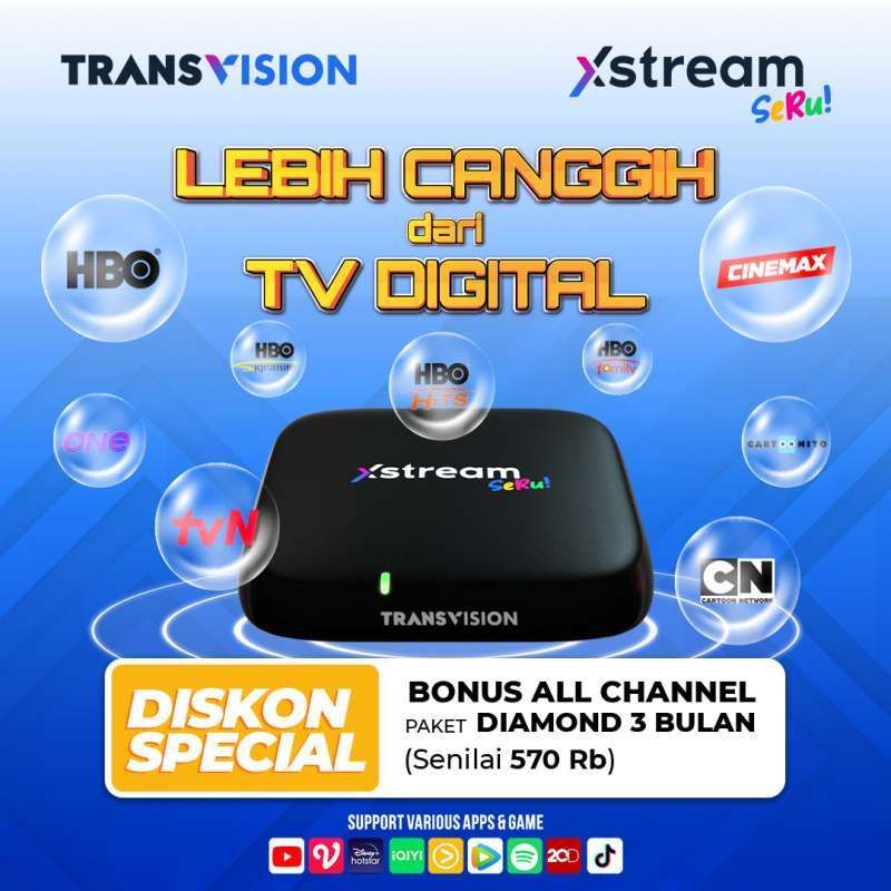 Jual Android Tv Box Transvision Xstream Seru - Free Gift All Channel ...