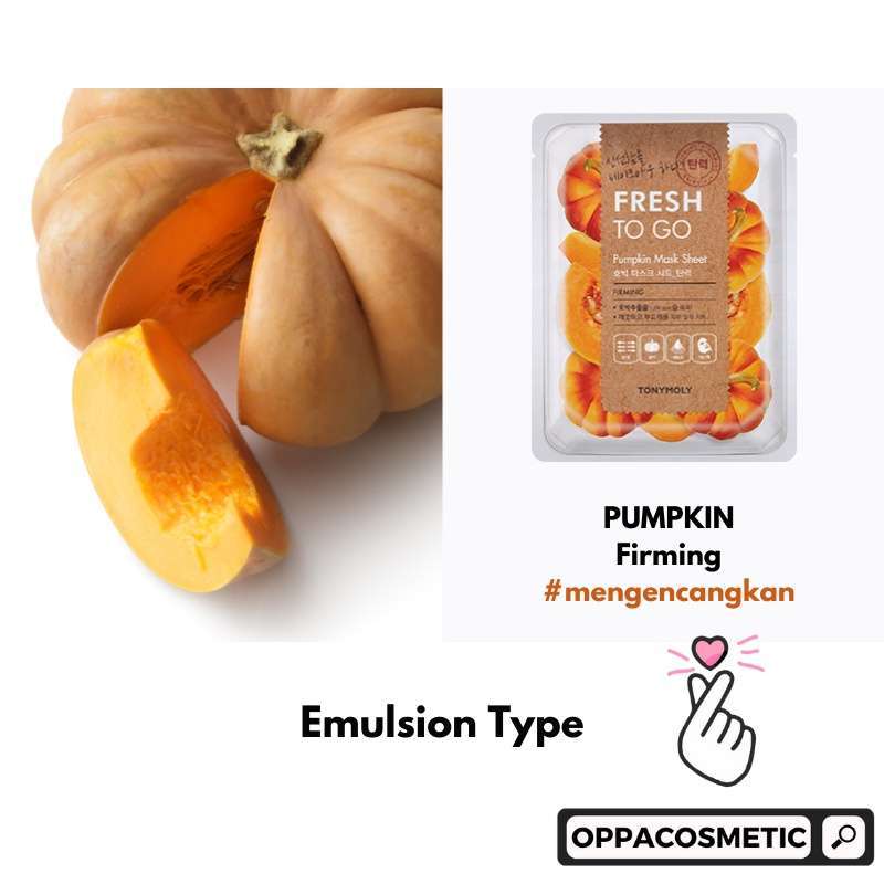 Promo Tony Moly Fresh To Go Mask Sheet - Pumkin Diskon 80% Di Seller ...
