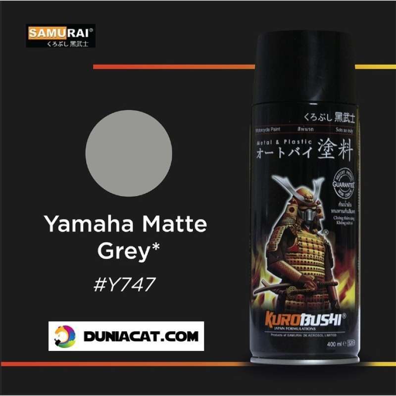 Jual Samurai Paint Y747 Yamaha Matte Grey Abu Doff- Cat Semprot Pilox ...