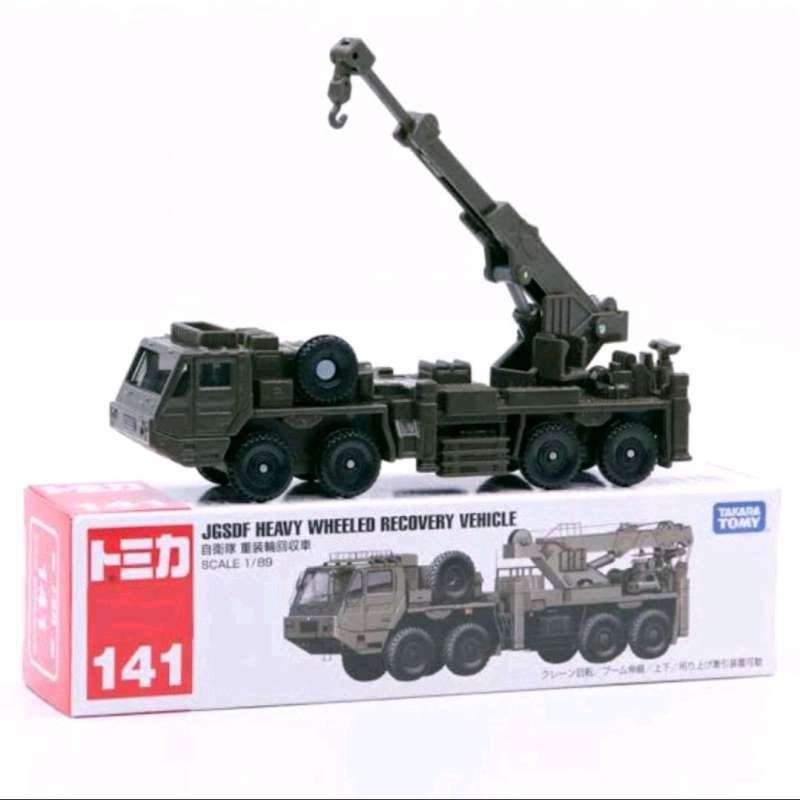 Jual TOMICA LONG JGSDF HEAVY WHEELED RECOVERY VEHICLE TAKARA TOMY ...