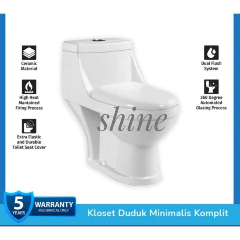 Promo Closet Duduk One Piece/Toilet/Keramik Diskon 23% di Seller ...