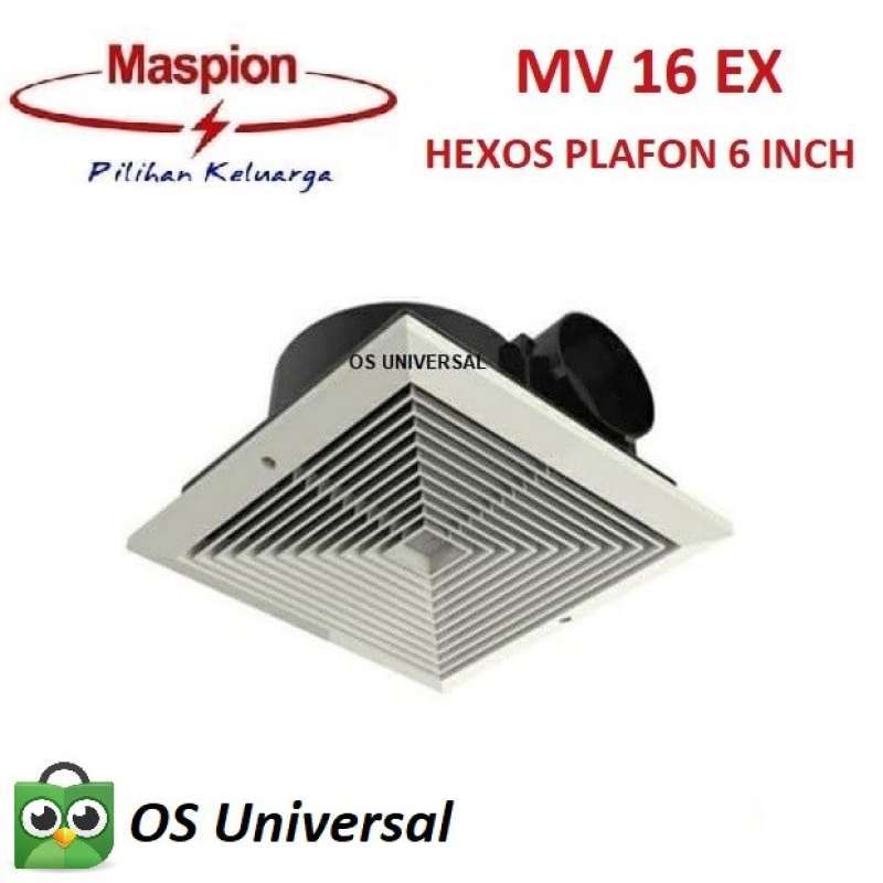 Promo MV 16 EX - Exhaust Ceiling Fan 6 Inch / Heksos / Hexos Plafon Diskon 23% di Seller Surota ...